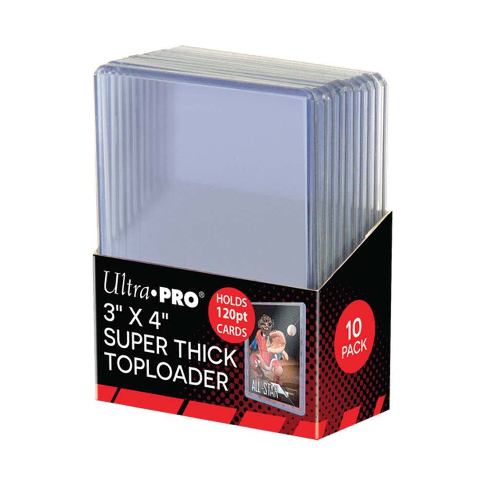 Ultra Pro 3" x 4" Super Thick 120pt Toploader 10ct | Expired Robot